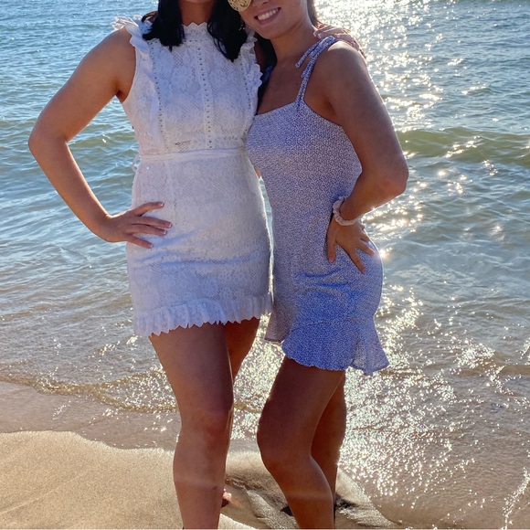 Forever 21 | Dresses | White And Black Patterned Spring Summer Dress ...